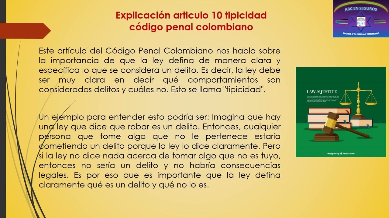 El artículo 10 del Código Penal: Claves y explicación - Fernández Blasco